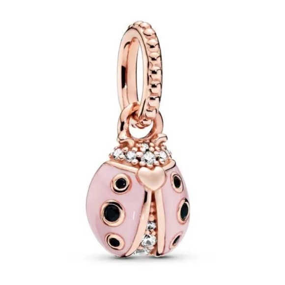 Jewelry | New Rose Gold Ladybug Pandora Style Charm | Poshmark